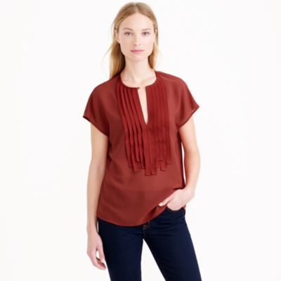 Tall grosgrain ribbon top : shirts | J.Crew