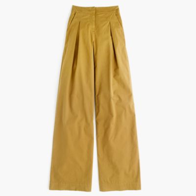 Ultra Wide Leg Chino Pant Womens Chino Pants Jcrew